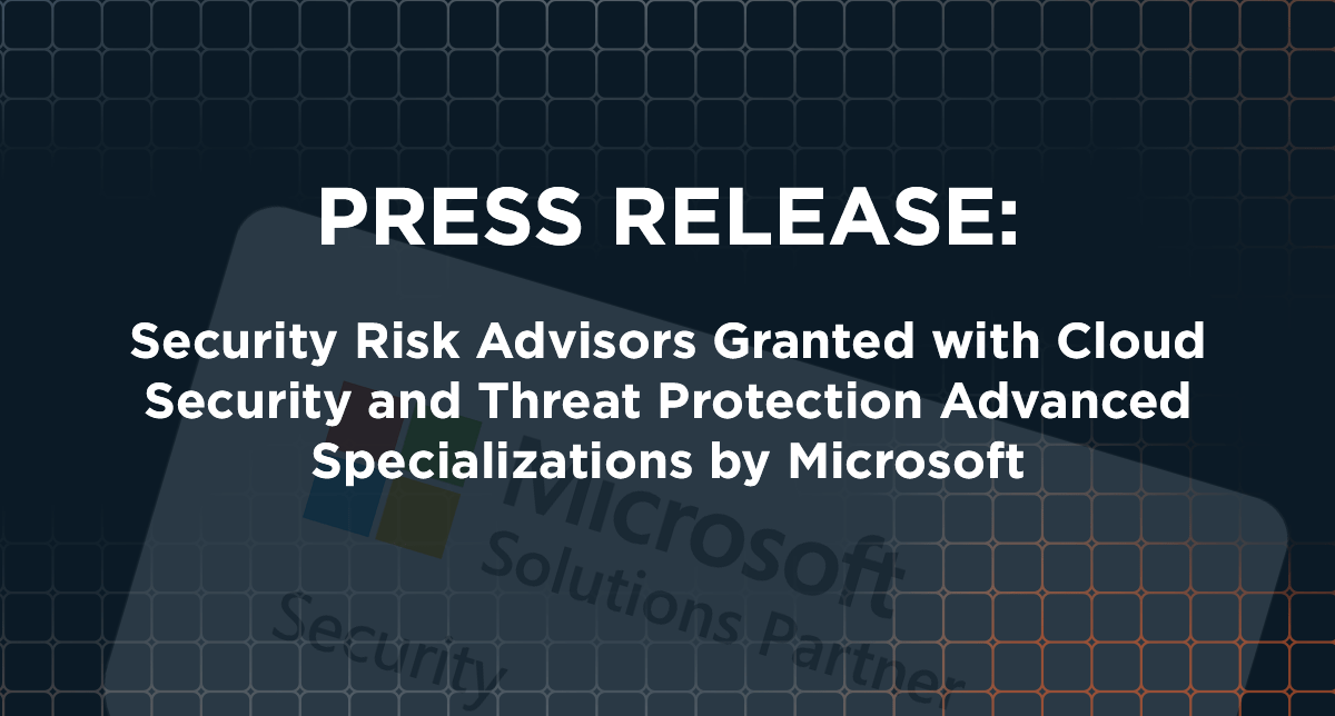 PRESS RELEASE: Security Risk Advisors Granted with Cloud Security and ...