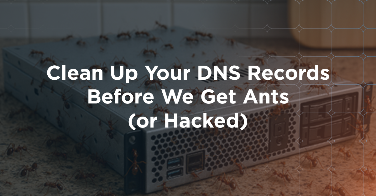 Clean Up Your DNS Records Before We Get Ants (or Hacked) - Security ...