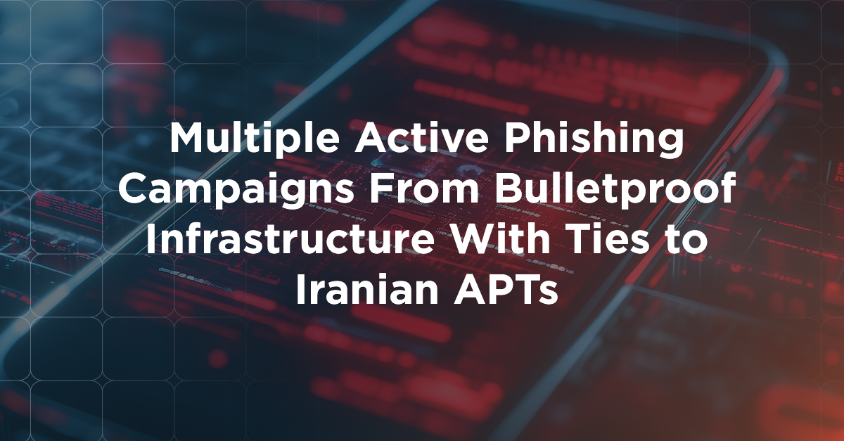 Multiple Active Phishing Campaigns From Bulletproof Infrastructure With ...